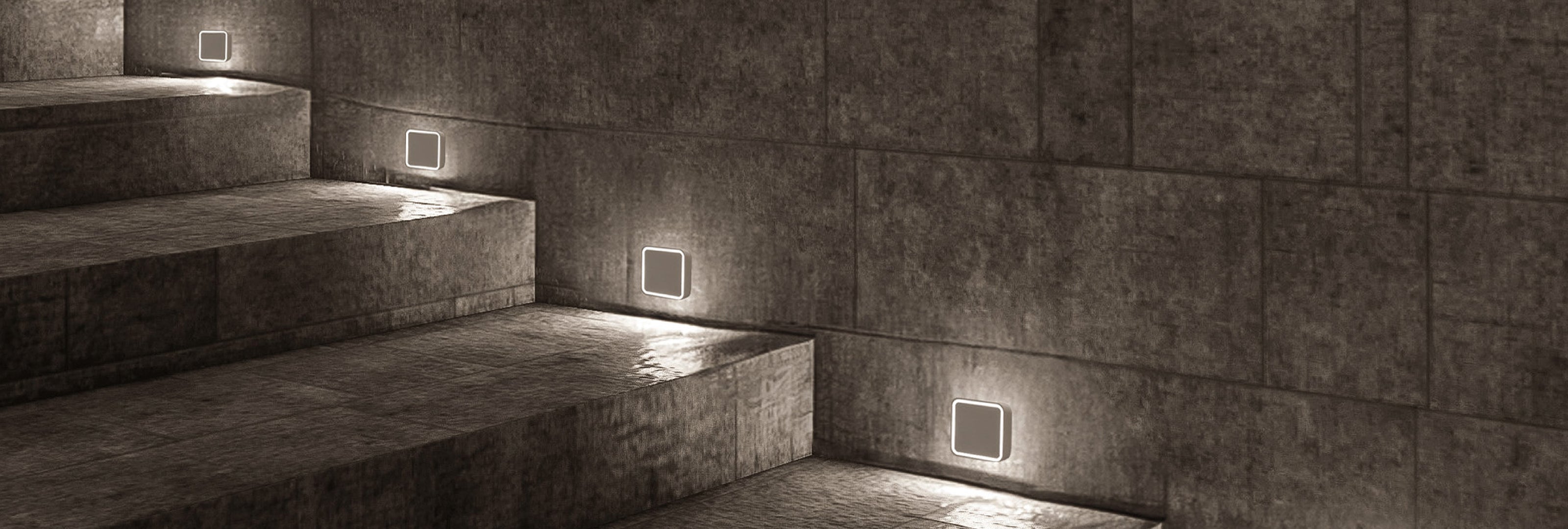 Step Light-โคมไฟสำหรับบันได – Lamptitude